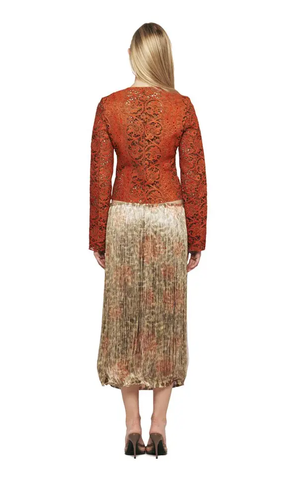 Christopher Esber Venise Lasercut Leather Jacket