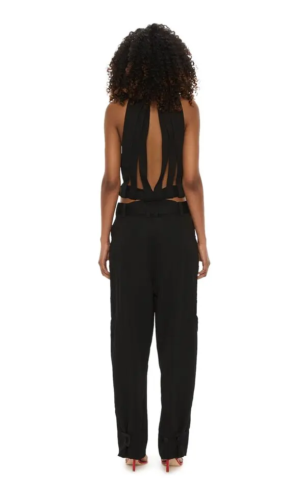 Christopher Esber Maelis Cropped Halter Top