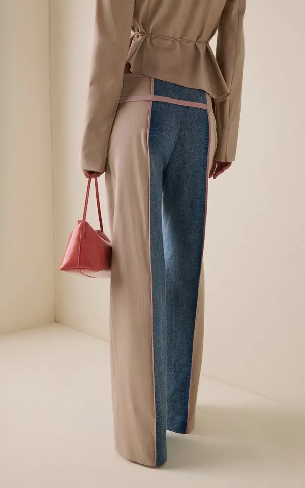 Christopher Esber Margot Spliced Straight Leg Jeans