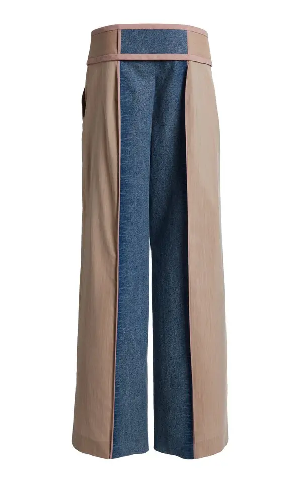 Christopher Esber Margot Spliced Straight Leg Jeans