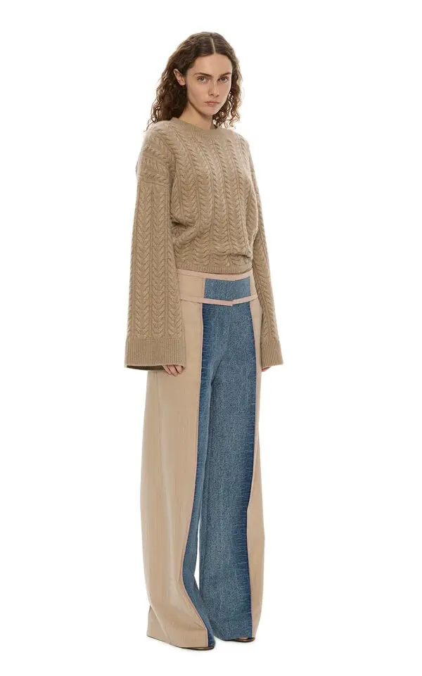 Christopher Esber Margot Spliced Straight Leg Jeans
