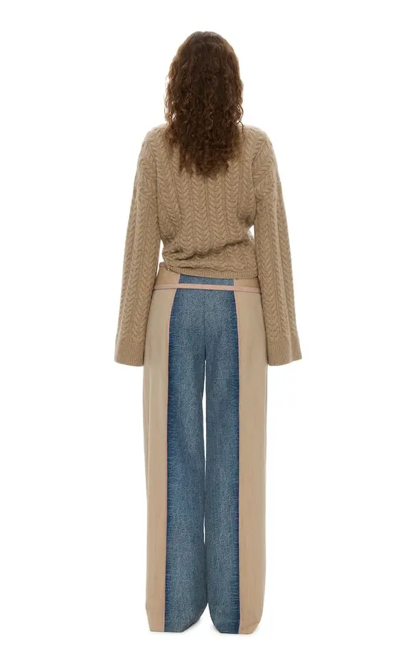 Christopher Esber Margot Spliced Straight Leg Jeans