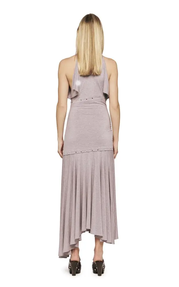 Christopher Esber Tai Rivet Jersey Maxi Dress