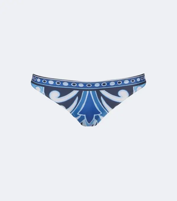 La DoubleJ Printed Bikini Bottoms - Blue