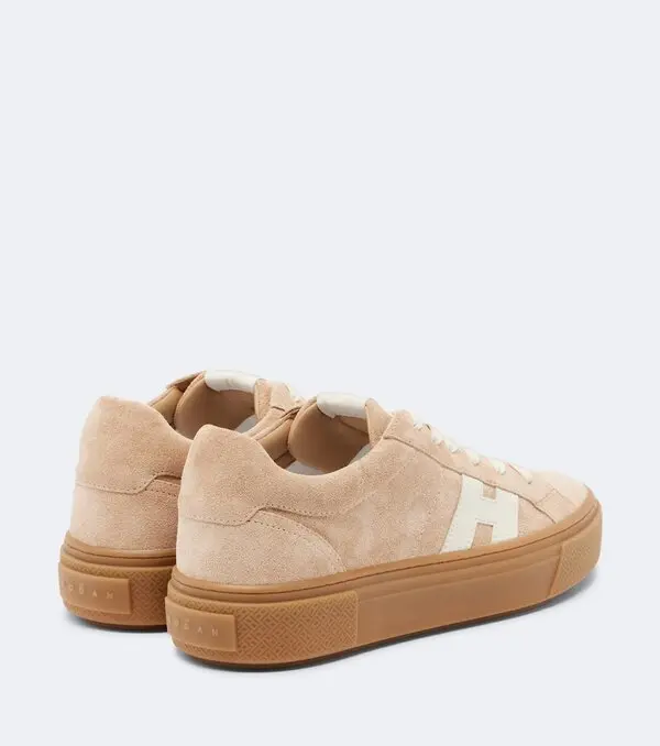 Hogan Crosswind Suede Platform Sneakers