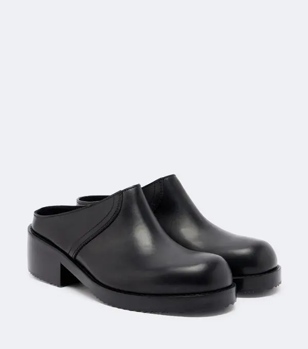 Dries Van Noten Leather Mules