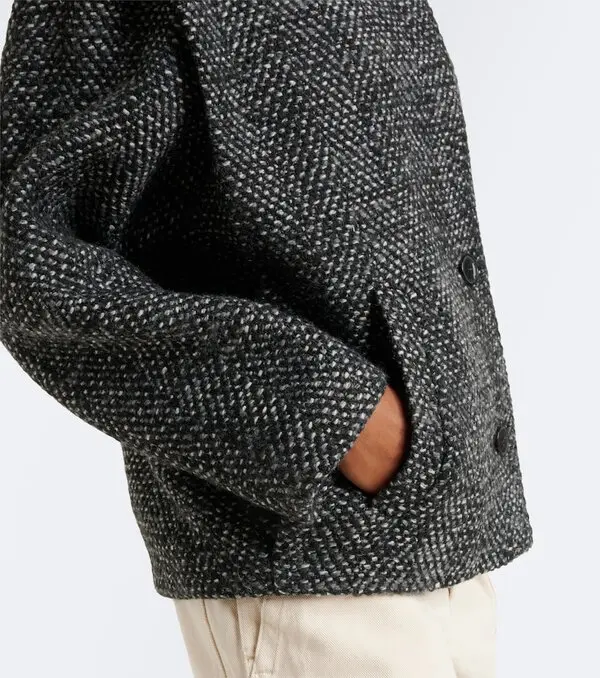 MARANT ETOILE Tweed Jacket - Black