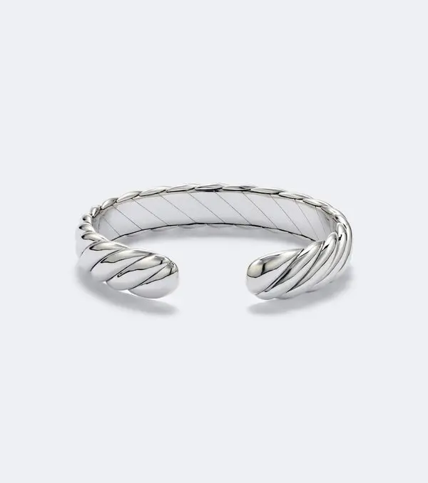 David Yurman Sculpted Cable Flex Sterling Cuff Bracelet