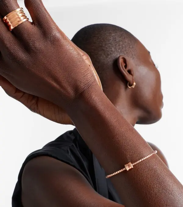 BVLGARI B.zero1 Tubogas 18kt Rose Gold Bangle
