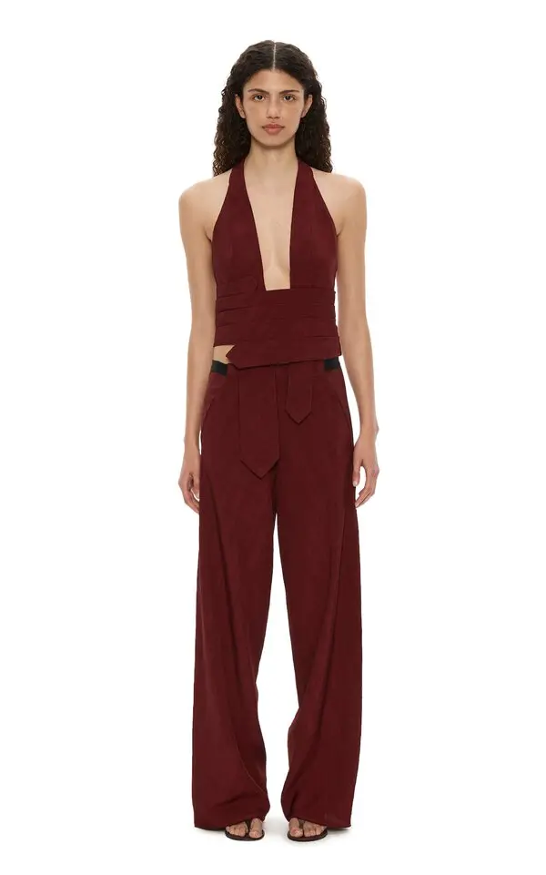 Christopher Esber Atlas Bias Straight Leg Trousers
