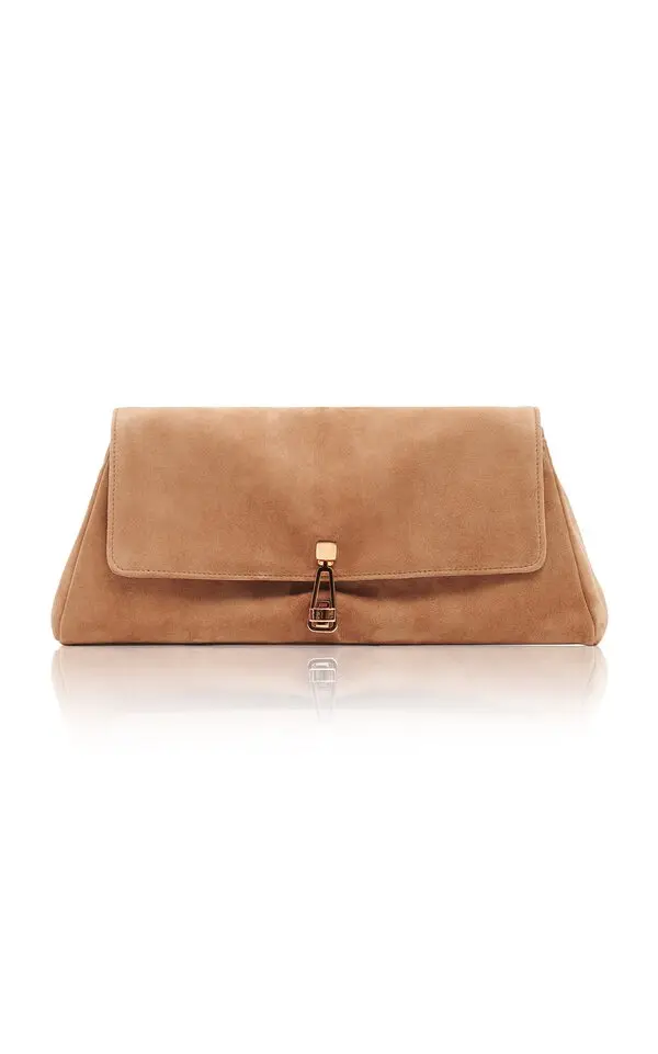 Gabriela Hearst Midas Clutch - Tan