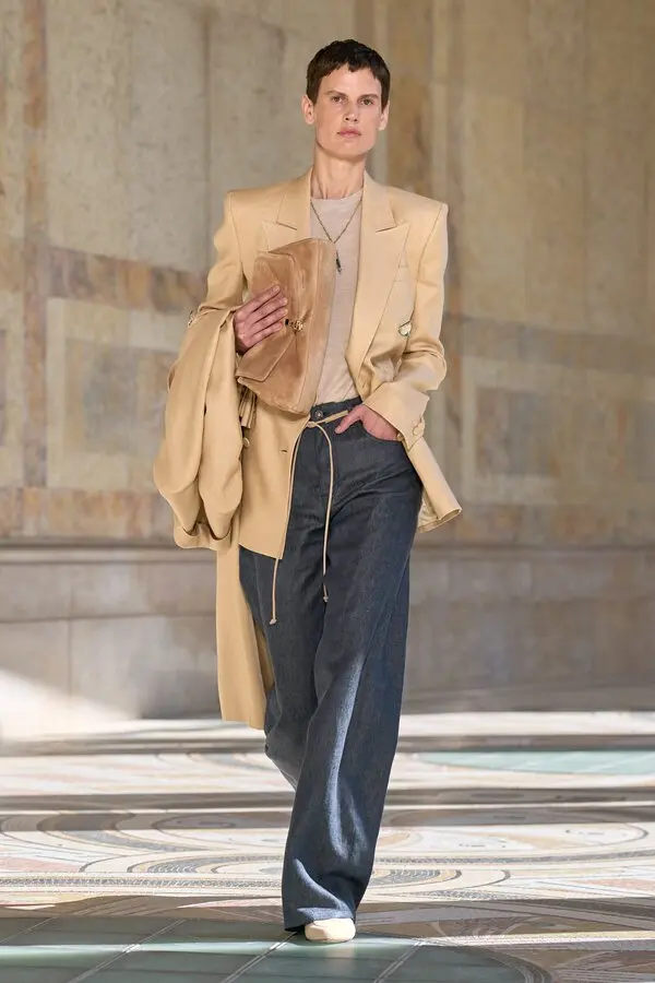 Gabriela Hearst Midas Clutch - Tan
