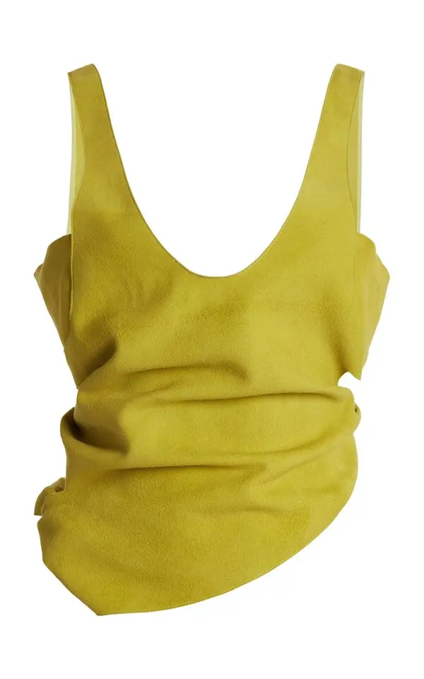 Christopher Esber Marea Suede Tank Top
