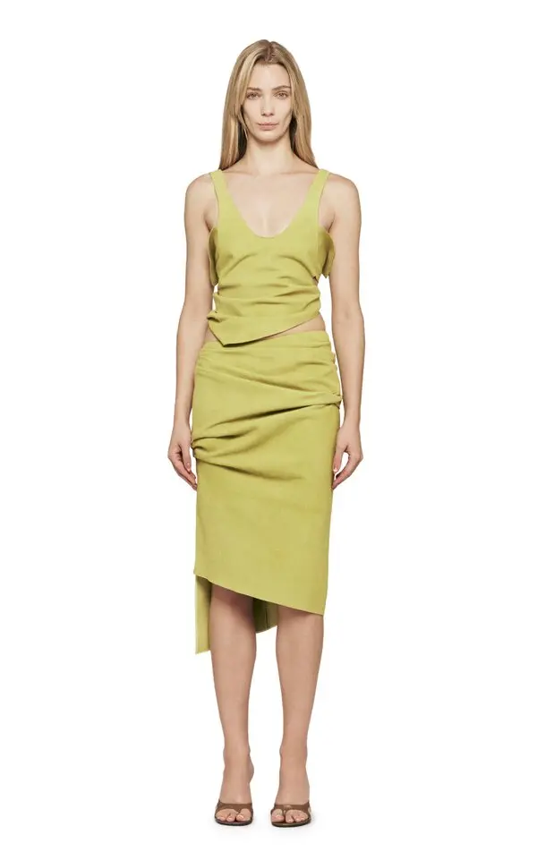 Christopher Esber Marea Suede Tank Top