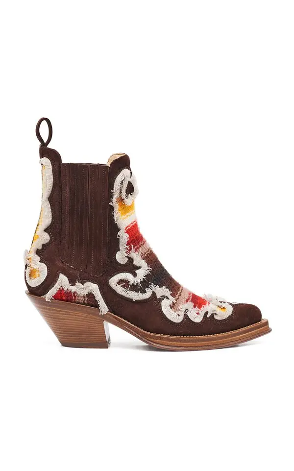 Gabriela Hearst Cassidy X Josh Tafoya Boot - Brown