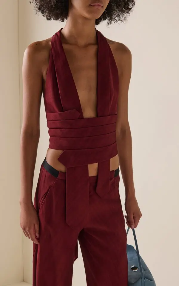 Christopher Esber Reyer Tailored Tie Top