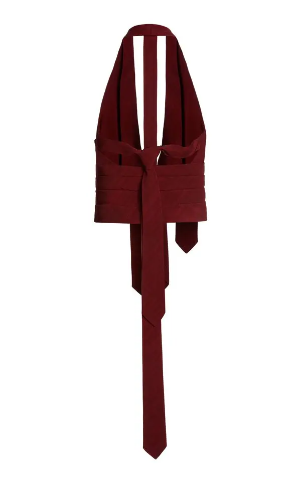Christopher Esber Reyer Tailored Tie Top