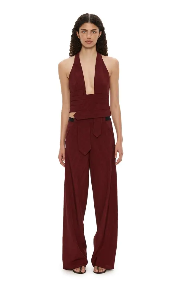 Christopher Esber Reyer Tailored Tie Top