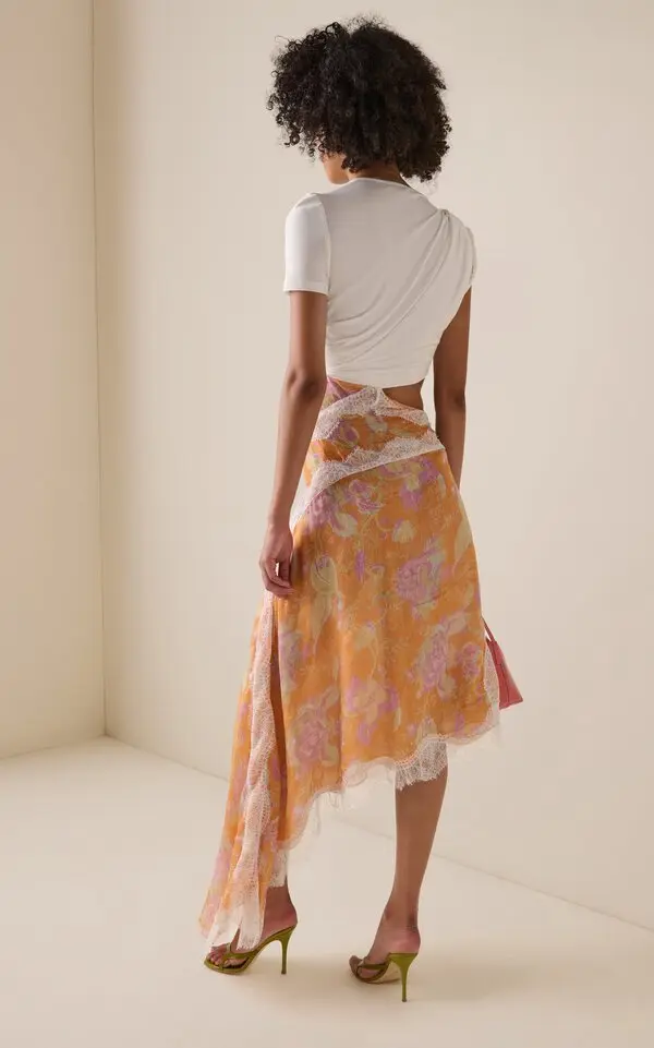 Christopher Esber Verve Twisted Tee Cotton Maxi Dress