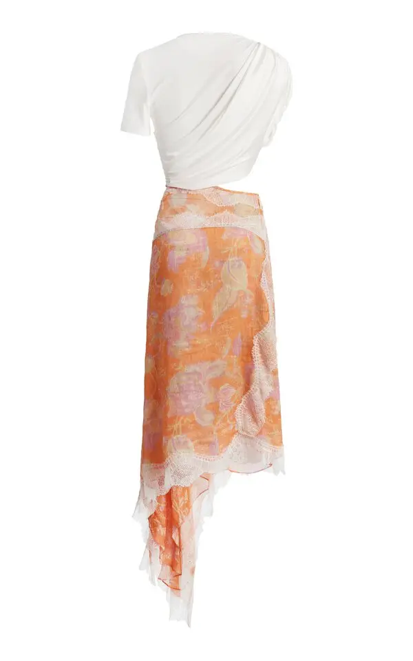 Christopher Esber Verve Twisted Tee Cotton Maxi Dress