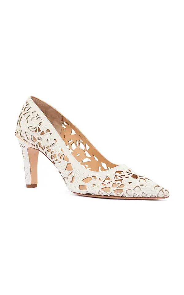 Gabriela Hearst Edwina Lace Pump - Ivory
