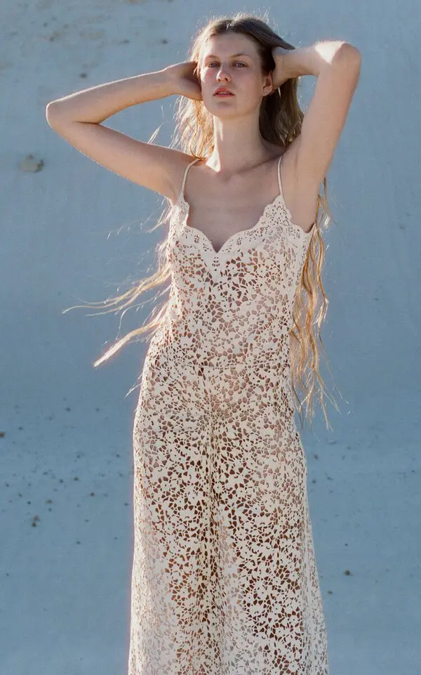 Gabriela Hearst Anaya Leather Maxi Dress