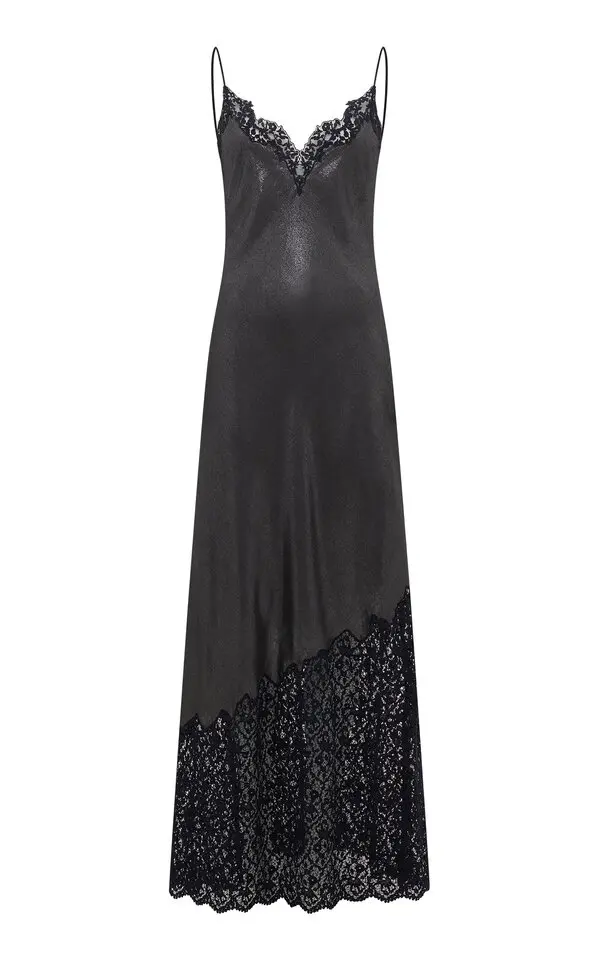 Gabriela Hearst Pomona Wool Maxi Dress - Black