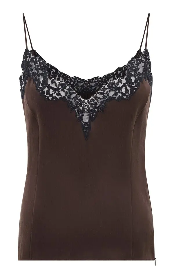 Gabriela Hearst Umbra Silk Camisole - Brown
