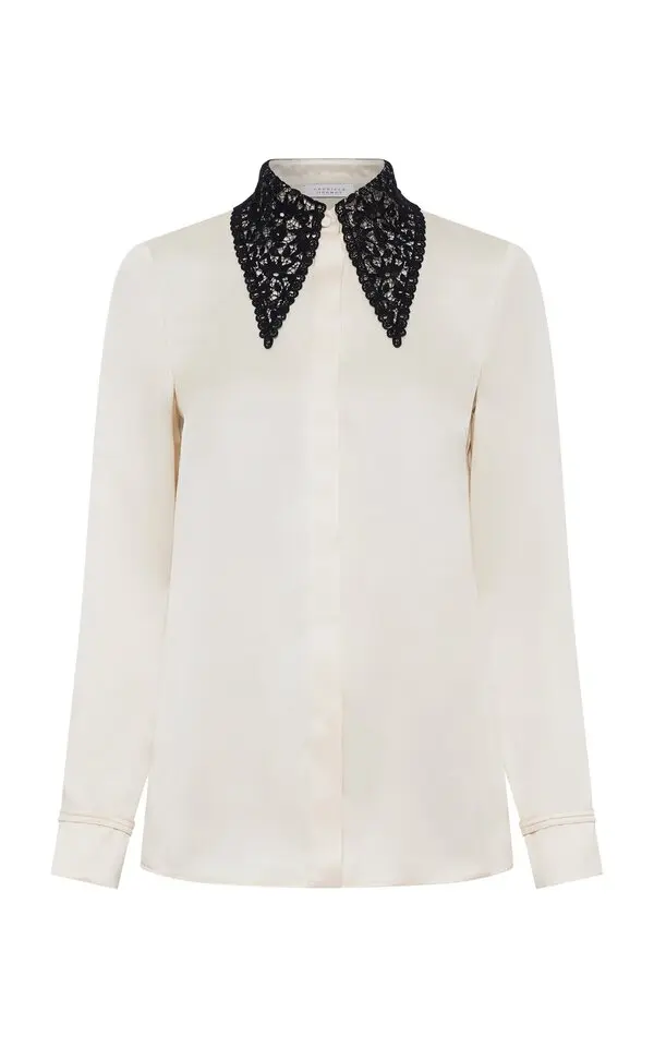 Gabriela Hearst Leto Silk Shirt - Ivory