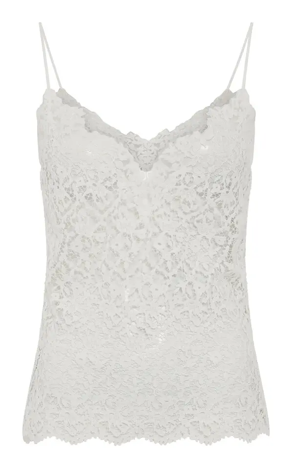 Gabriela Hearst Umbra Cotton Top - Ivory