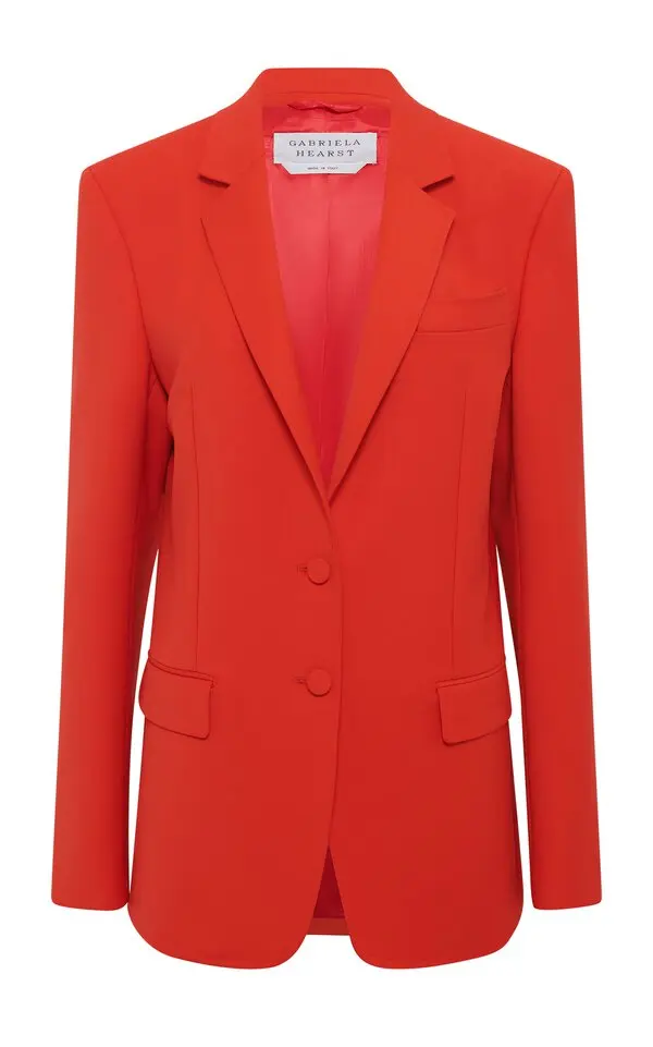 Gabriela Hearst Ivy Wool Blazer - Orange