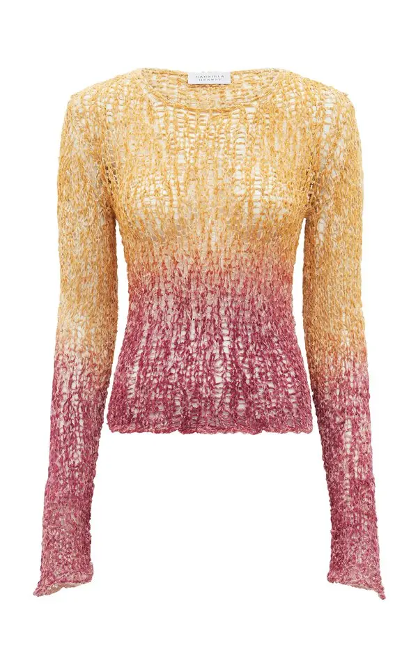 Gabriela Hearst Sontag Spray-dye Crewneck