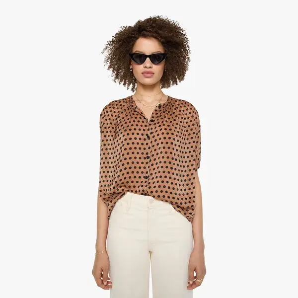 Natalie Martin Violet Top Grande Polka Dot
