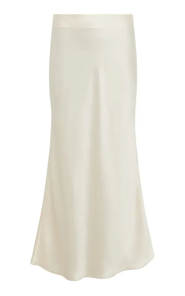 Gabriela Hearst Frei Silk Maxi Skirt - Ivory