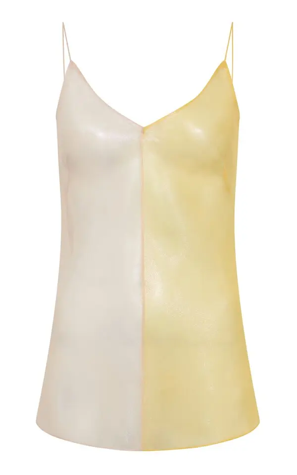 Gabriela Hearst Tessera Color-block Silk Camisole - Multi