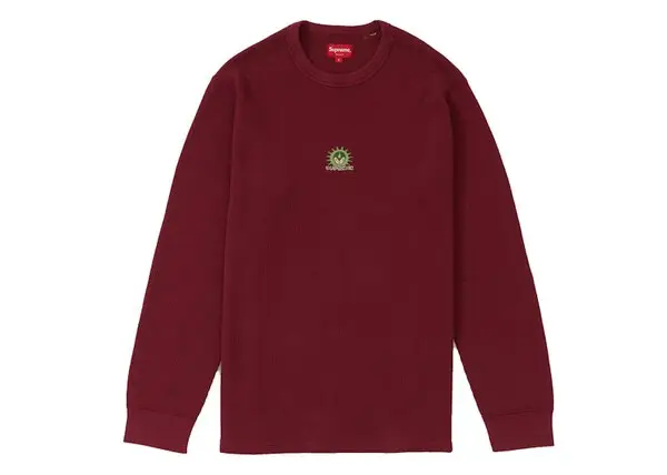 Supreme Vampire Waffle Thermal - Maroon