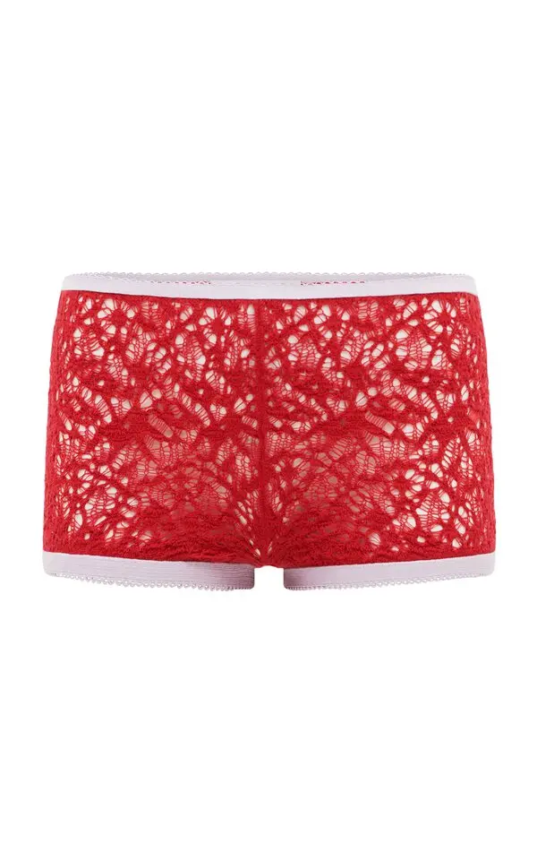 Gabriela Hearst Zuni Wool-silk Hotpants - Red