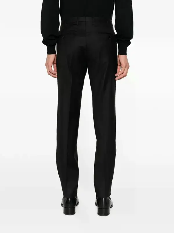 Incotex Pressed-crease Belt-loop Trousers