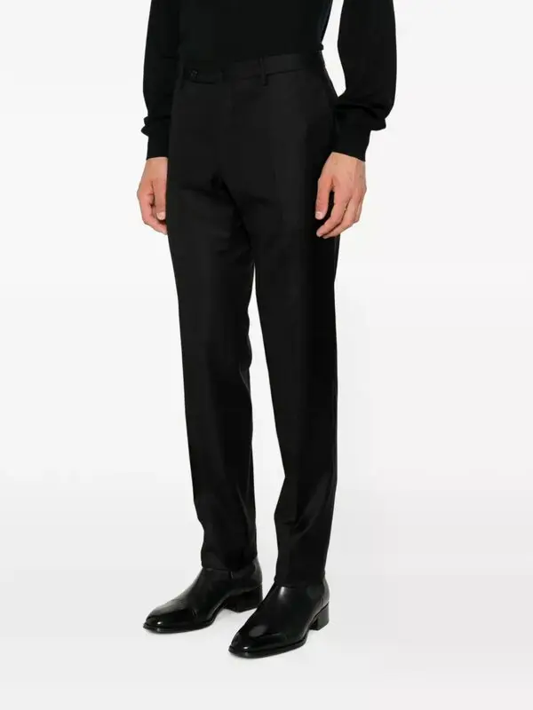 Incotex Pressed-crease Belt-loop Trousers