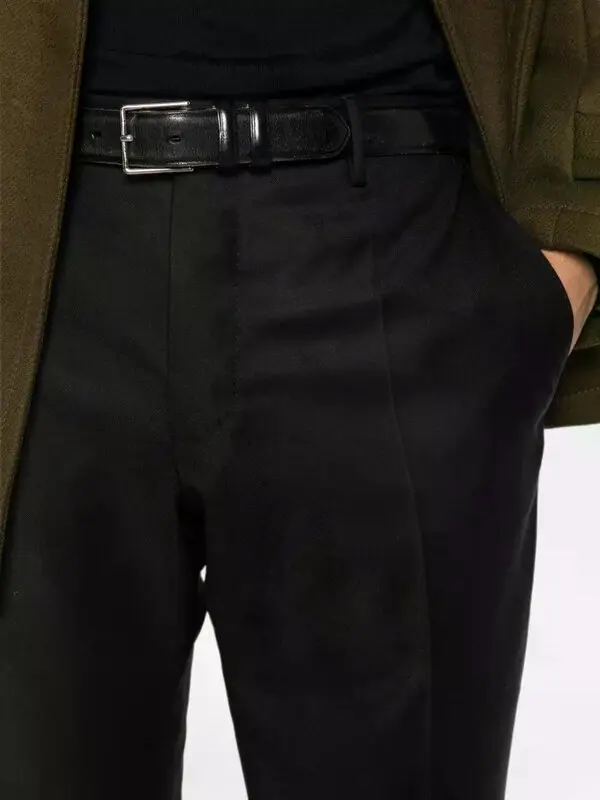 Incotex Pressed-crease Belt-loop Trousers