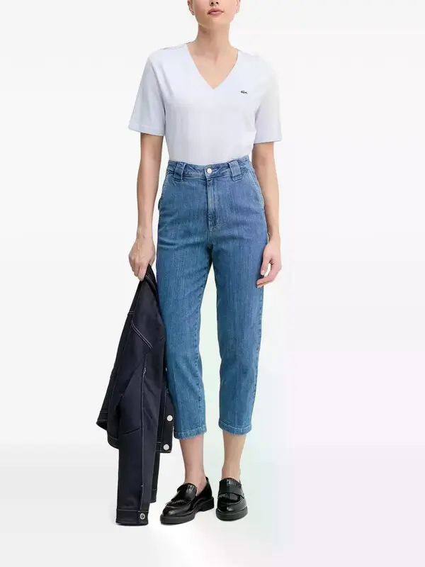 BENETTON High-waisted Cropped Jeans