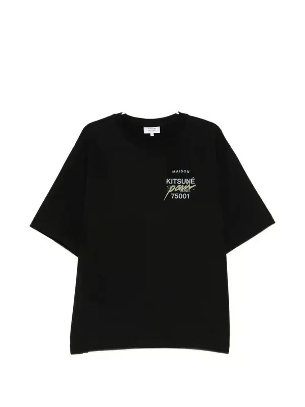 Maison Kitsuné Logo-print Fox-motif T-shirt
