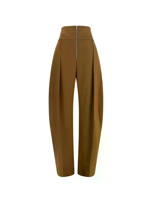 FERRAGAMO High-waisted Pleated Trousers