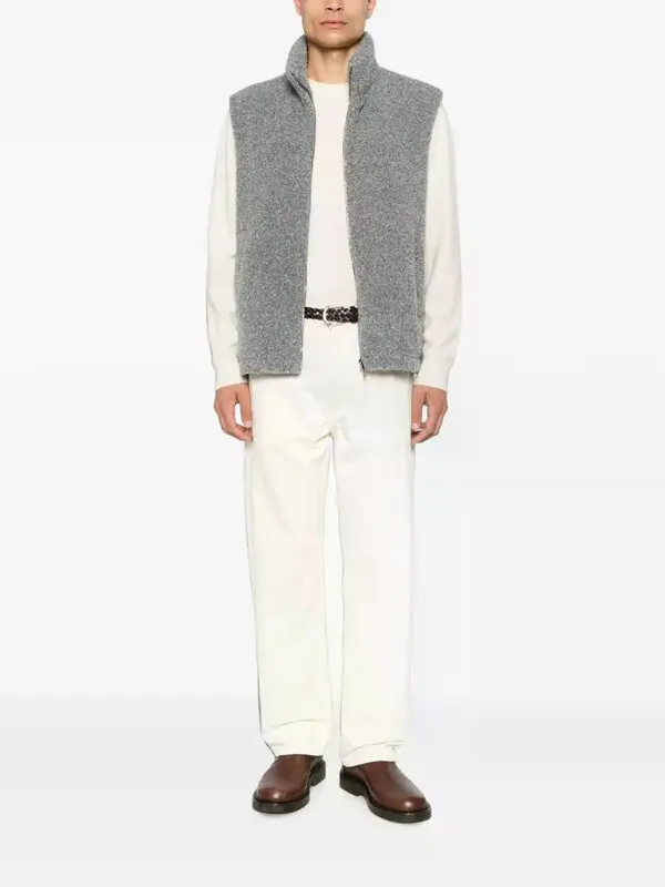 Herno Faux-fur High-neck Gilet