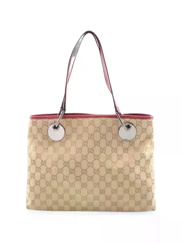 Gucci Gg Canvas Tote Bag - Neutrals