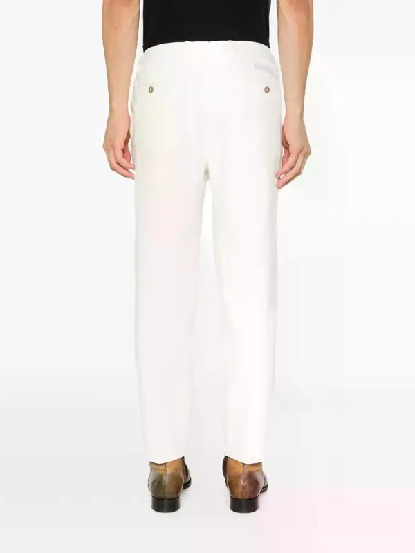 BRIGLIA 1949 Pleated Cotton Twill Trousers