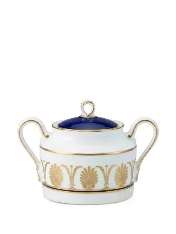 GINORI 1735 Impero Cleopatra Sugar Bowl - White