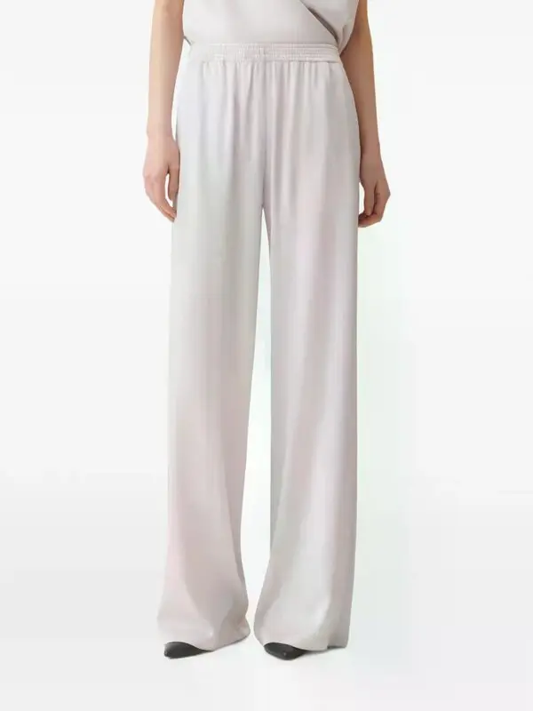Fabiana Filippi Elasticated Waist Wide-leg Trousers - Pink