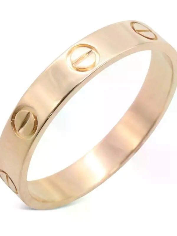 Cartier Mini Love Ring In 18k Rose Gold - Pink