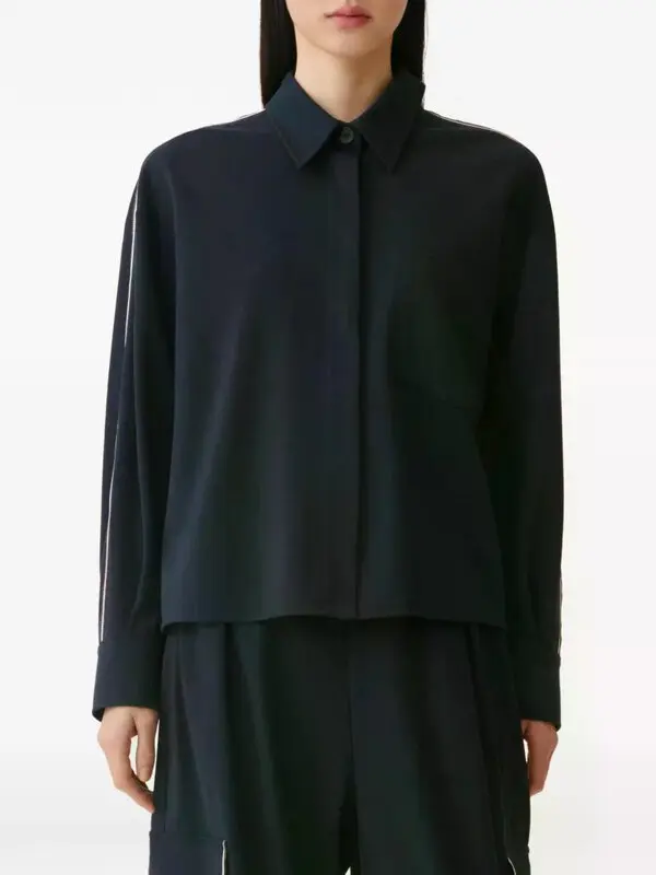 Fabiana Filippi Bead-embellished Drop-shoulder Jacket
